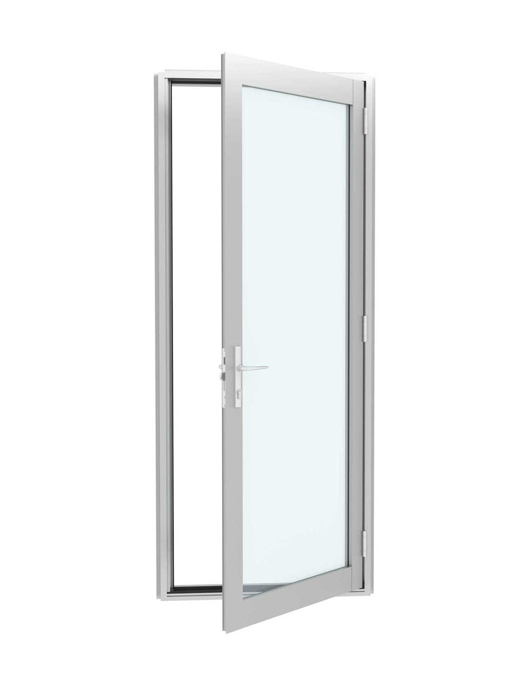 Hinged Door (Open out) + Threshold 2400H x 950W — Innovative Aluminium ...